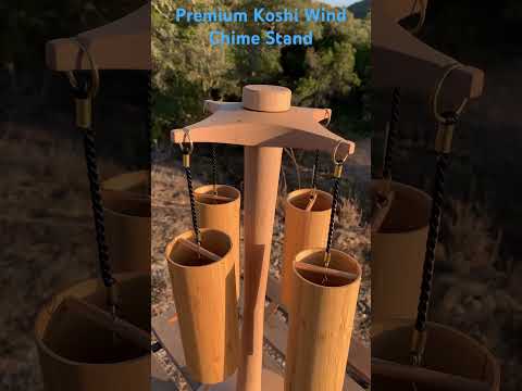 4 Koshi Wind Chimes + Designer Stand Terra/Aqua/Aria/Ignis – Gaiachimes